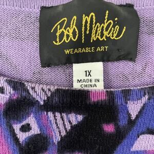Bob Mackie | Sweaters | Bob Mackie Crewneck Sweater Pullover Size X ...